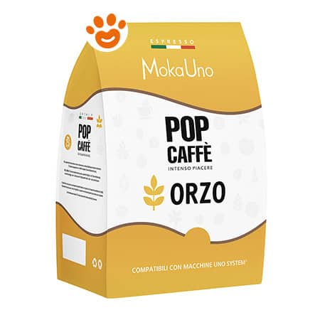 Pop Caffè Moka Uno Capsule Uno System - Orzo - Amore Animale Shop